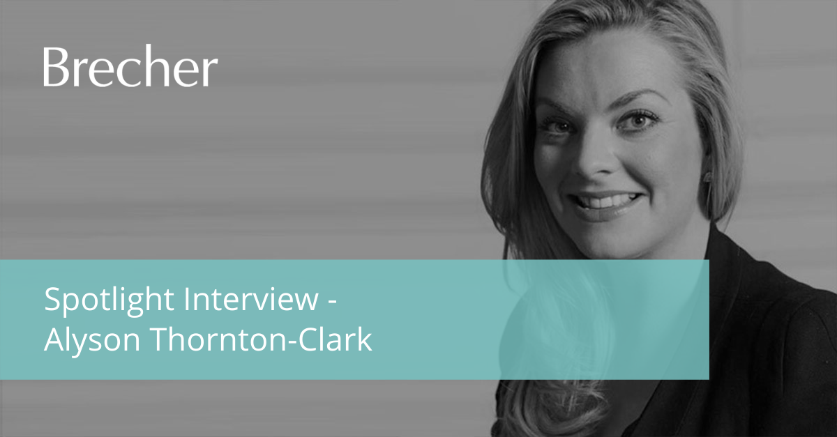 Spotlight Interview with Alyson Thornton-Clark - Brecher