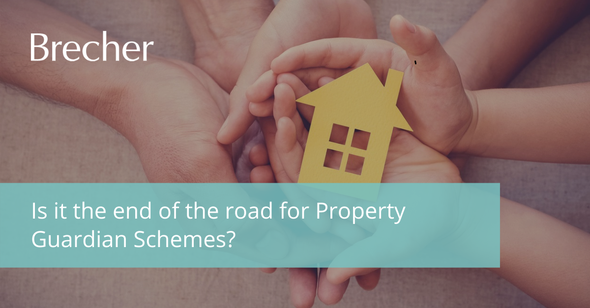 Is it the end of the road for Property Guardian Schemes? - Brecher